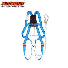 PROGUARD Ecosafe Full Body Harness Built-in Lanyard & Large Hook BH7886 ...