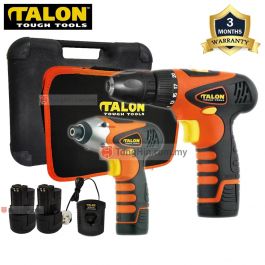 TALON 12V Combo Kit Cordless Impact Driver TD7917 + Cordless Driver ...